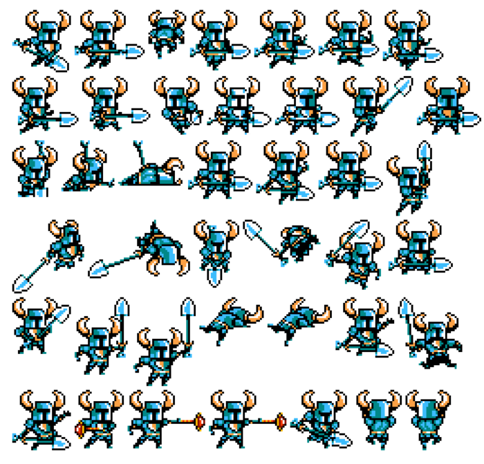 Shovel Knight – Sprites | El Cuarto Player