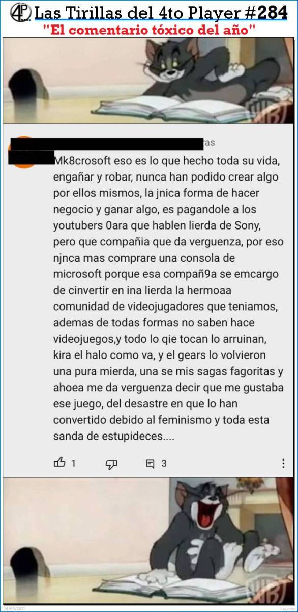 Las tirillas domingueras del 4to Player #284 | El Cuarto Player